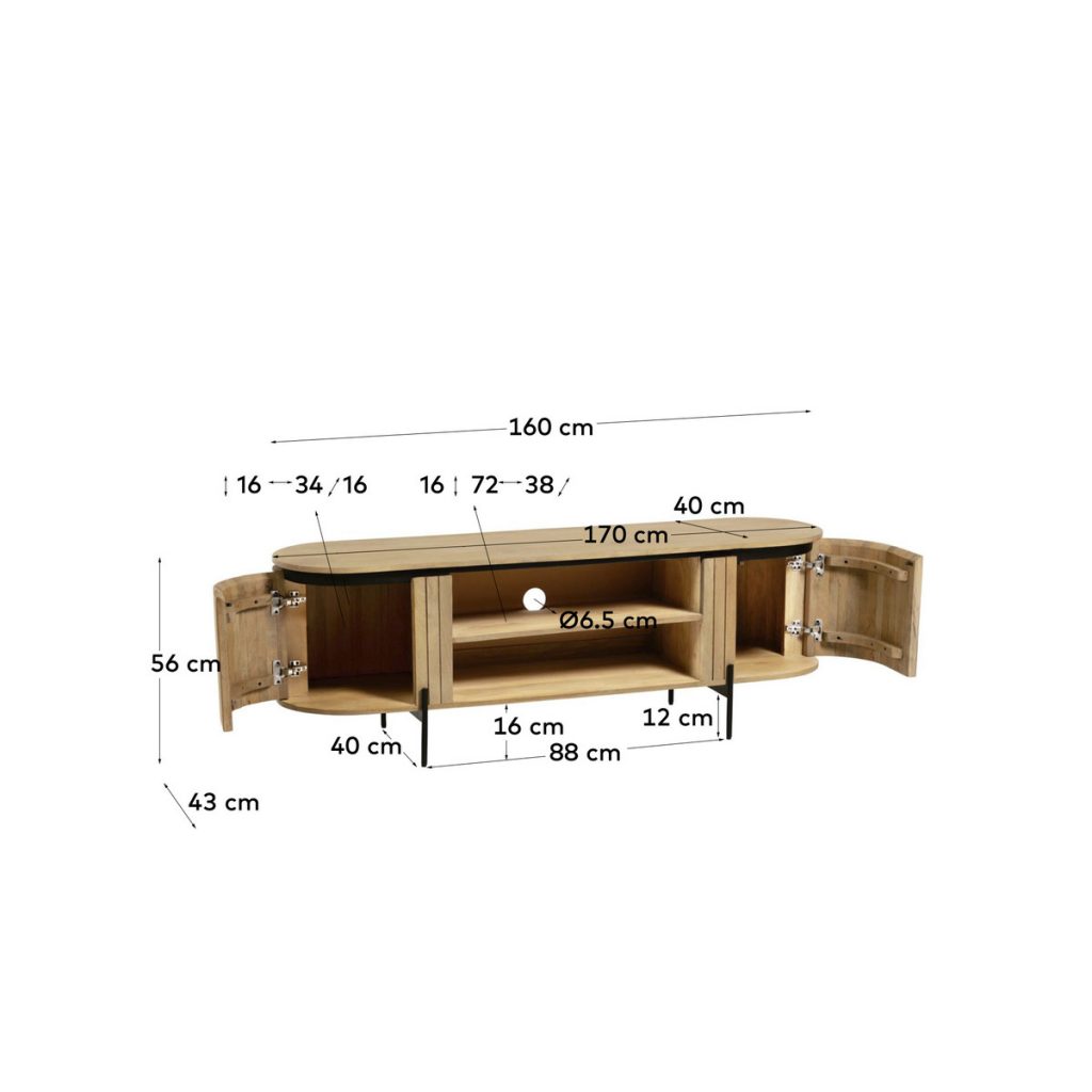 Licia TV Unit - Custom Made Solid Timber Furniture – Lifestyle