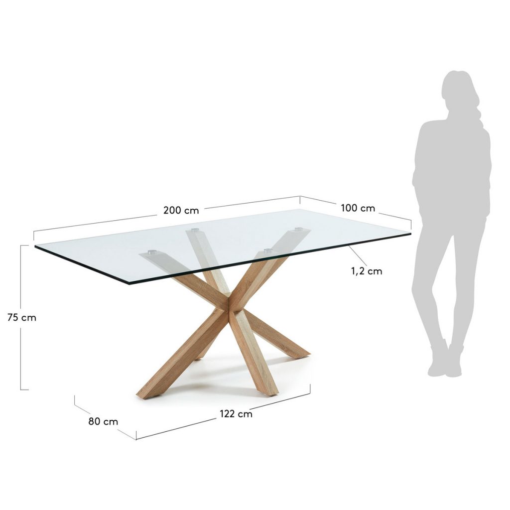 Arya Dining Table 200×100 - Custom Made Solid Timber Furniture – Lifestyle