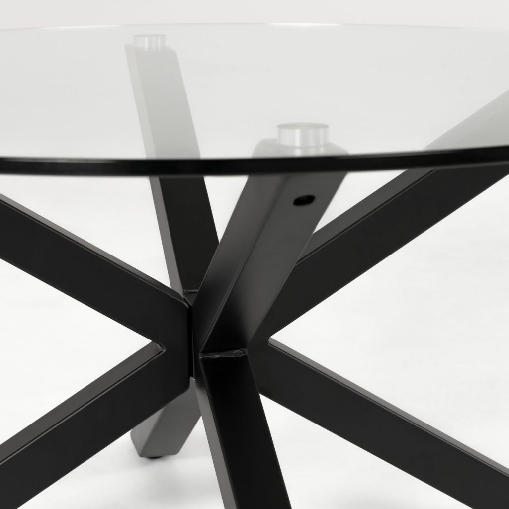 Arya Dining Table Clear Glass - Custom Made Solid Timber Furniture ...