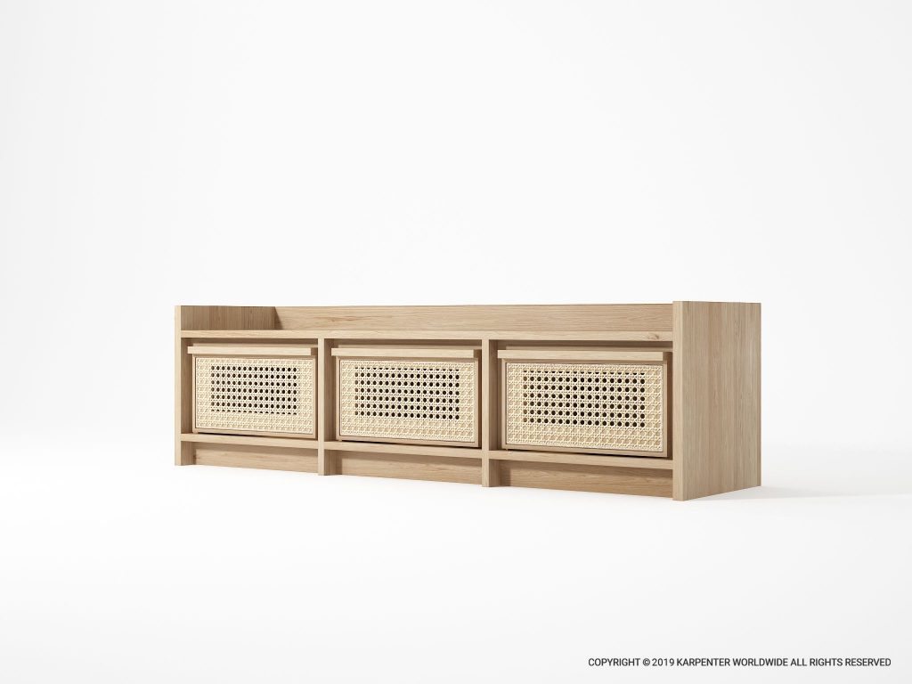 Roots TV Unit - Custom Made Solid Timber Furniture – Lifestyle