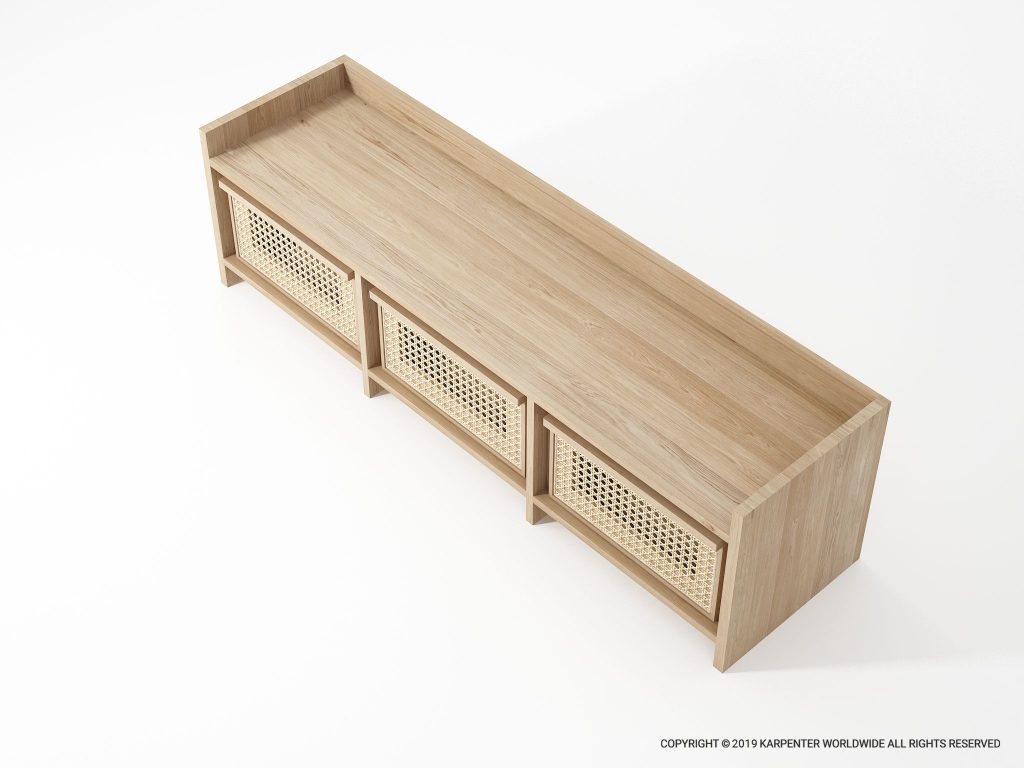 Roots TV Unit - Custom Made Solid Timber Furniture – Lifestyle