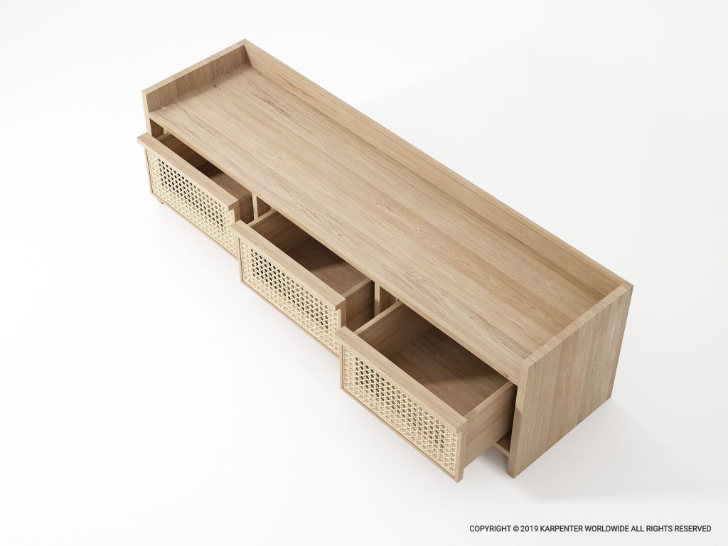 Roots TV Unit - Custom Made Solid Timber Furniture – Lifestyle