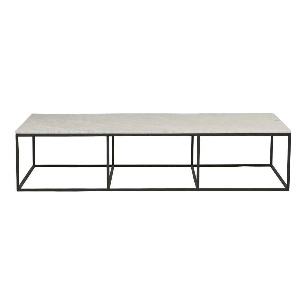Baxter Platform Marble Coffee Table - Custom Made Solid Timber ...