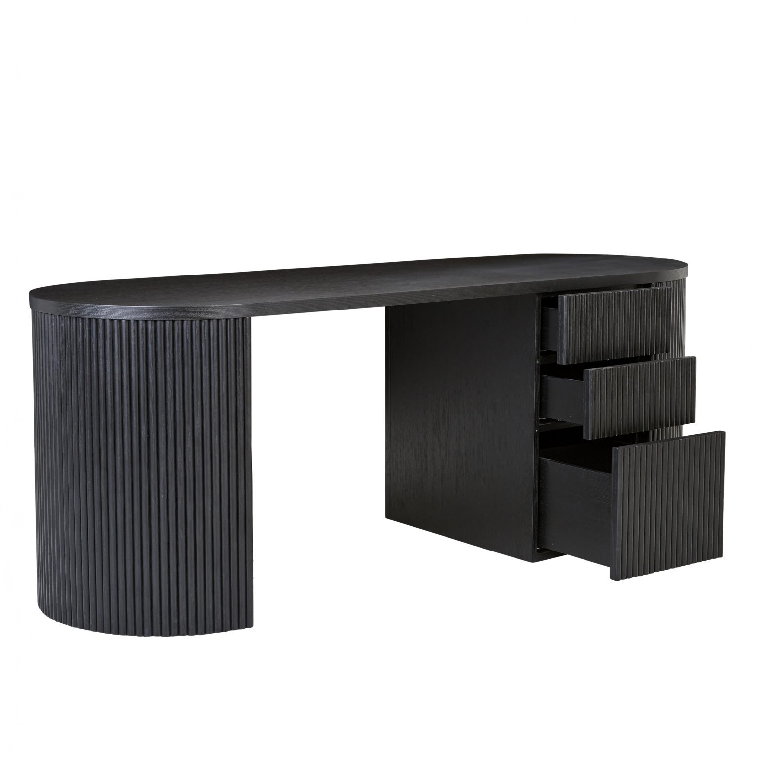 Benjamin Ripple Grand Desk - Custom Made Solid Timber Furniture – Lifestyle