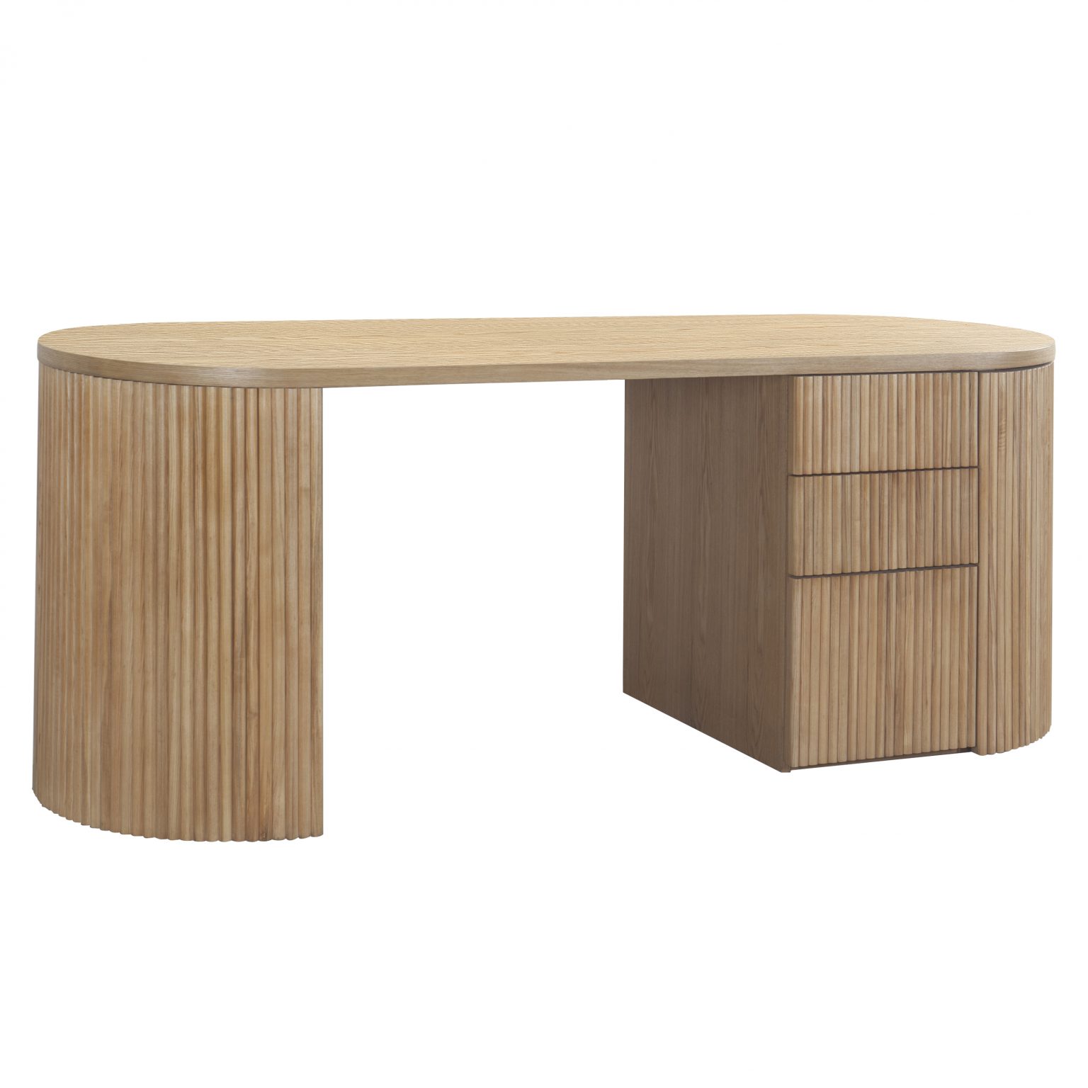 Benjamin Ripple Grand Desk - Custom Made Solid Timber Furniture – Lifestyle