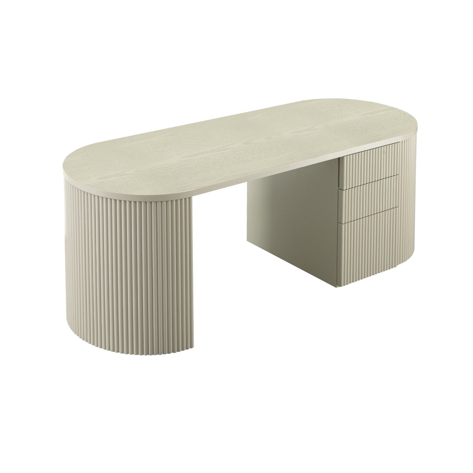 Benjamin Ripple Grand Desk - Custom Made Solid Timber Furniture – Lifestyle