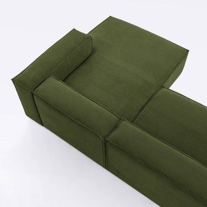 Blok 3 Seater Sofa Chaise - Lifestyle Furniture Timber Specialists