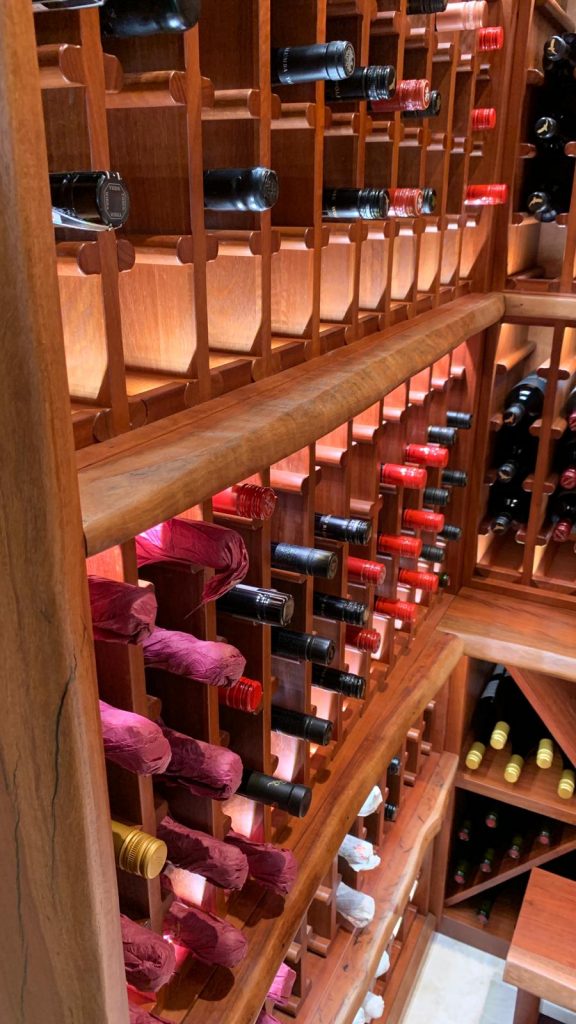 Redgum Custom Wine Rack - Custom Made Solid Timber Furniture – Lifestyle