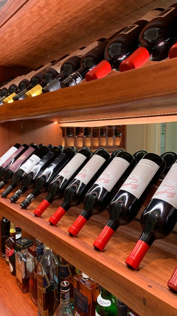 Redgum Custom Wine Rack - Custom Made Solid Timber Furniture – Lifestyle