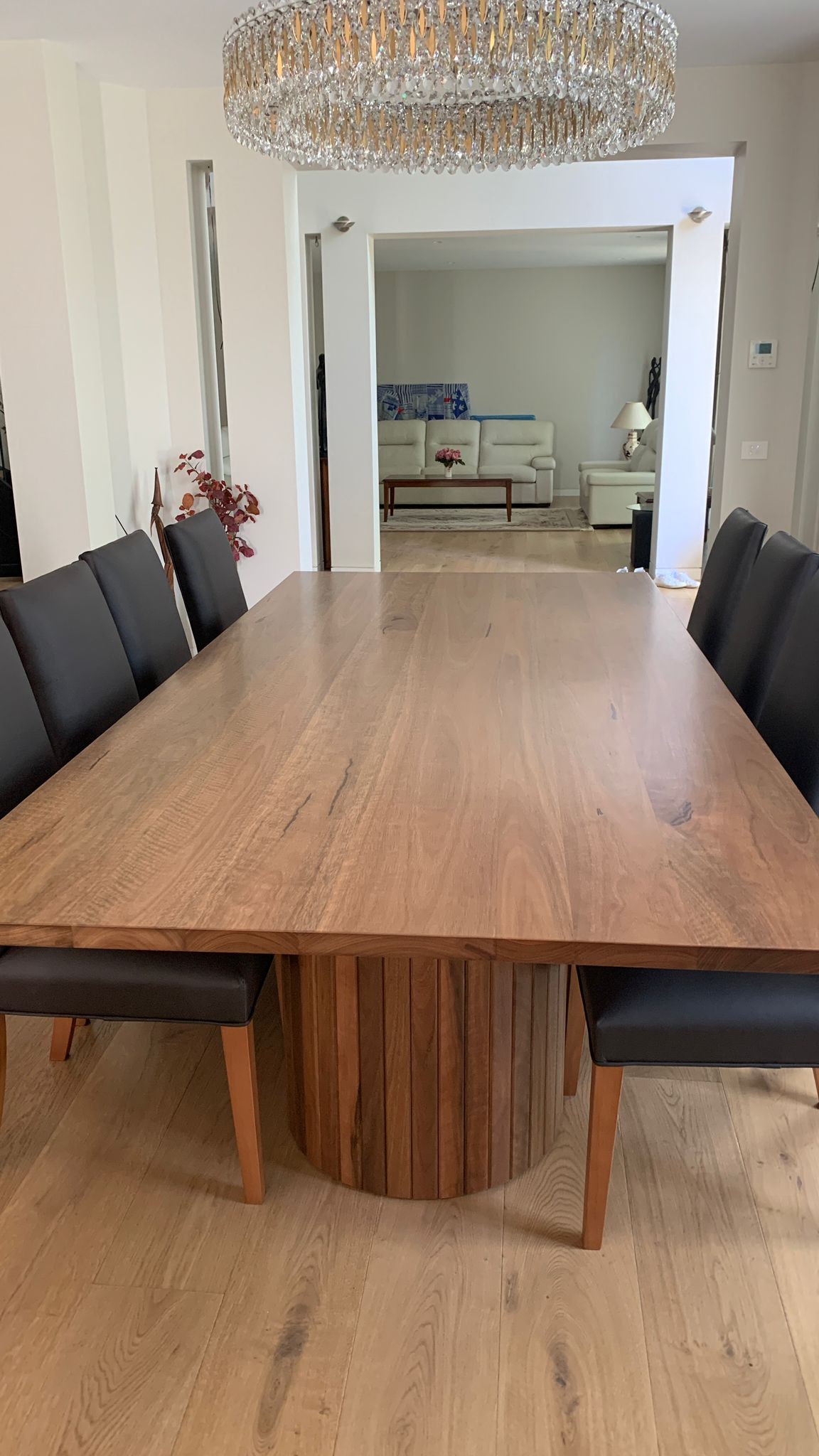 Slatted Spotted Gum Table - Custom Made Solid Timber Furniture – Lifestyle