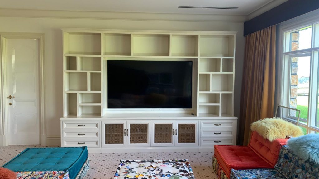 Custom White Wall Unit - Custom Made Solid Timber Furniture – Lifestyle