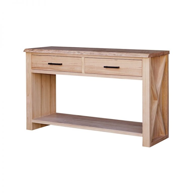 Parvus Messmate Sofa Table - Custom Made Solid Timber Furniture – Lifestyle