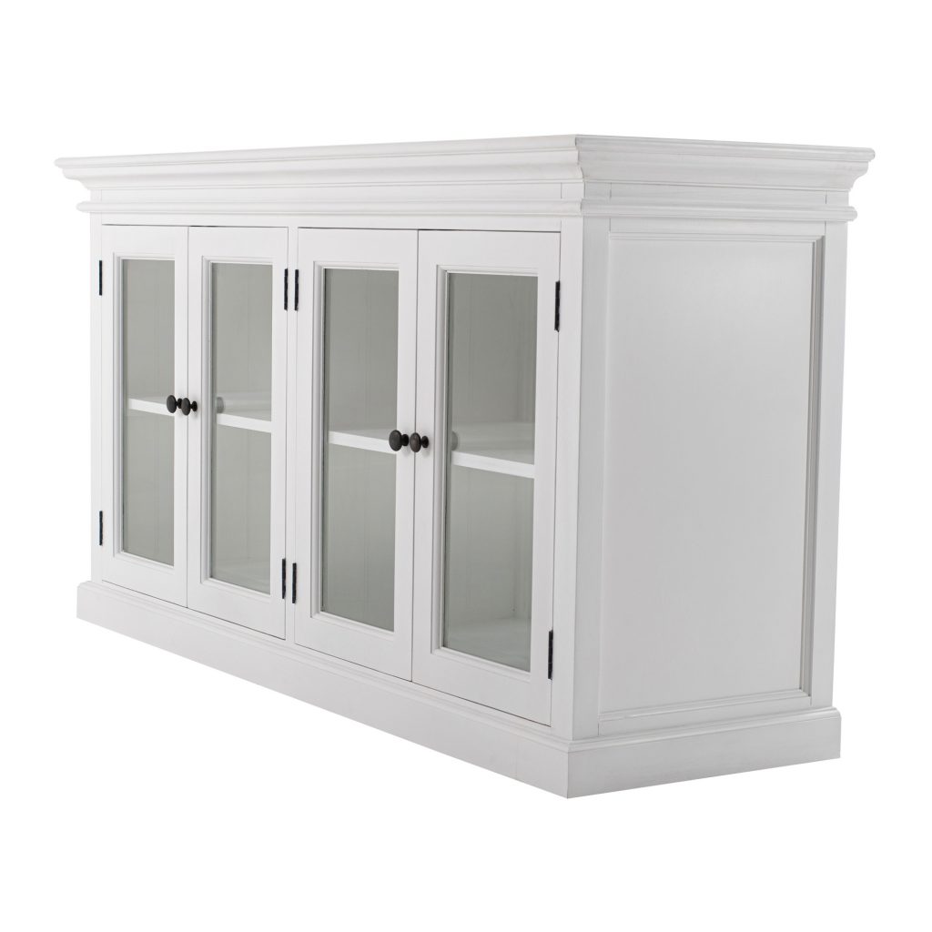 Halifax Hamptons Display Buffet with 4 Glass Doors - Custom Made Solid ...