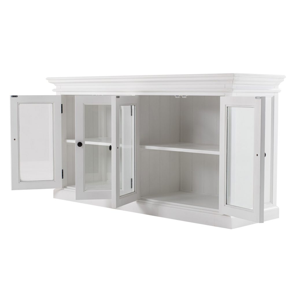 Halifax Hamptons Display Buffet with 4 Glass Doors - Custom Made Solid ...