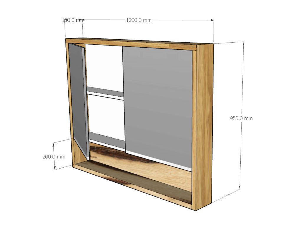Denver Shaving Cabinet - Custom Made Solid Timber Furniture – Lifestyle