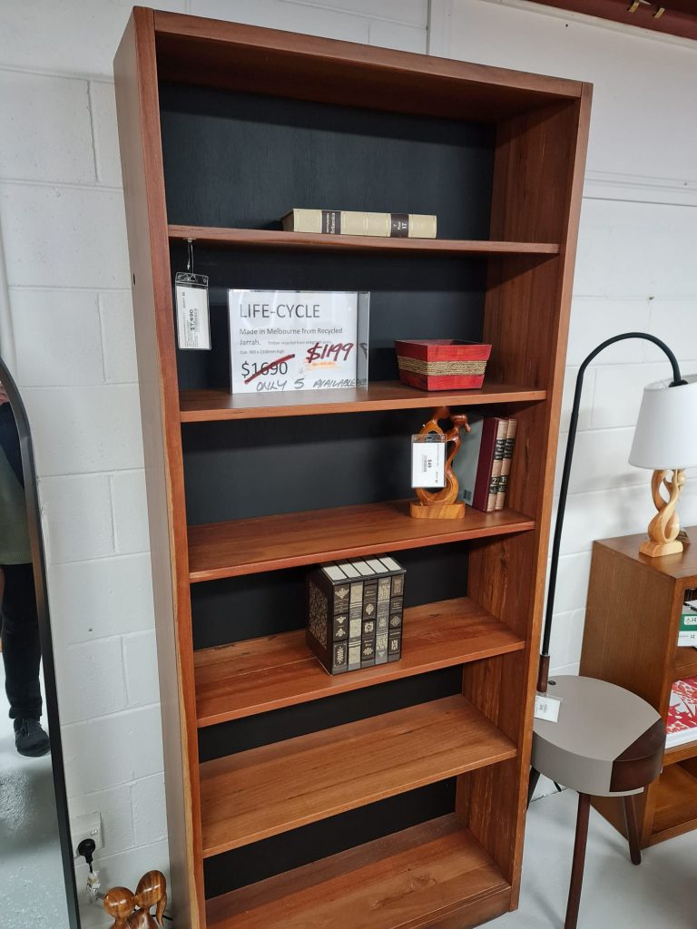 Life-cycle Bookshelf - Custom Made Solid Timber Furniture – Lifestyle