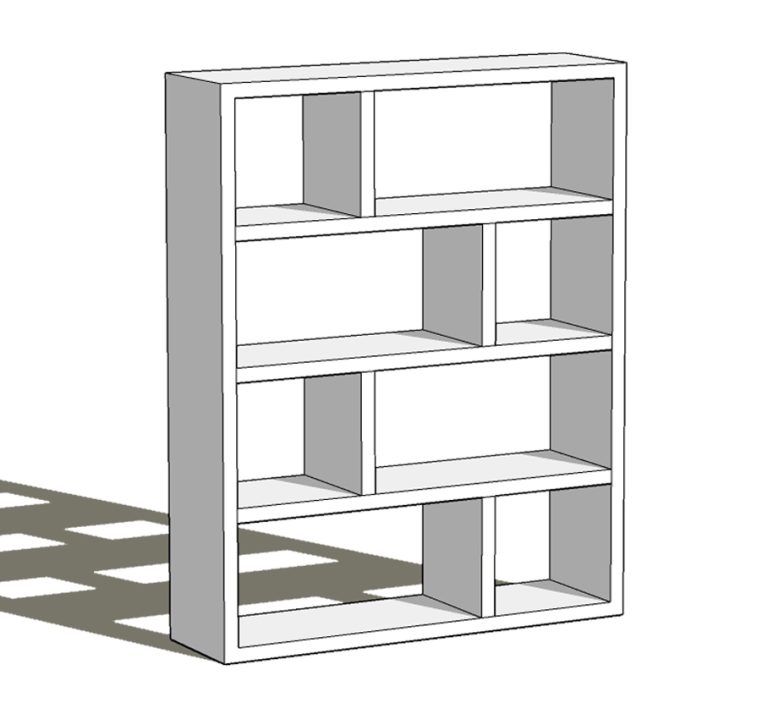 Serengeti Messmate Bookcase - Custom Made Solid Timber Furniture ...
